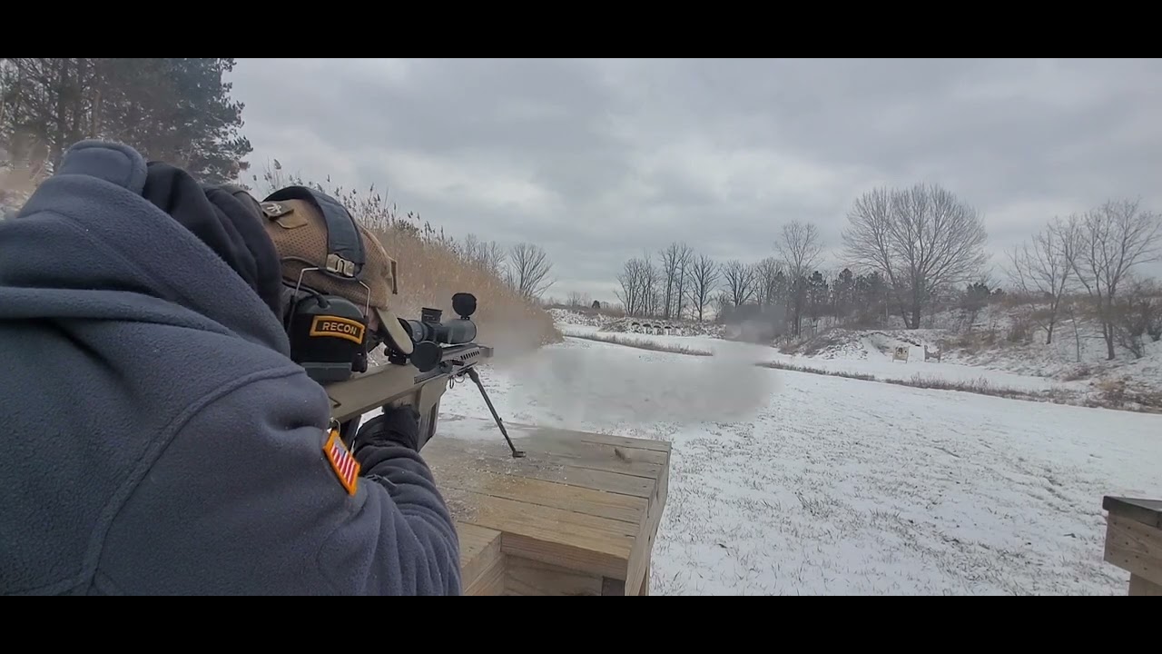 FIRING A BARRET M82 CQB 50 BMG at a private range - YouTube