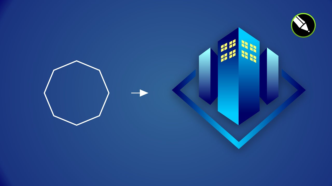 Create Building Logo with Tips and Tricks in CorelDraw | Fk Online ...