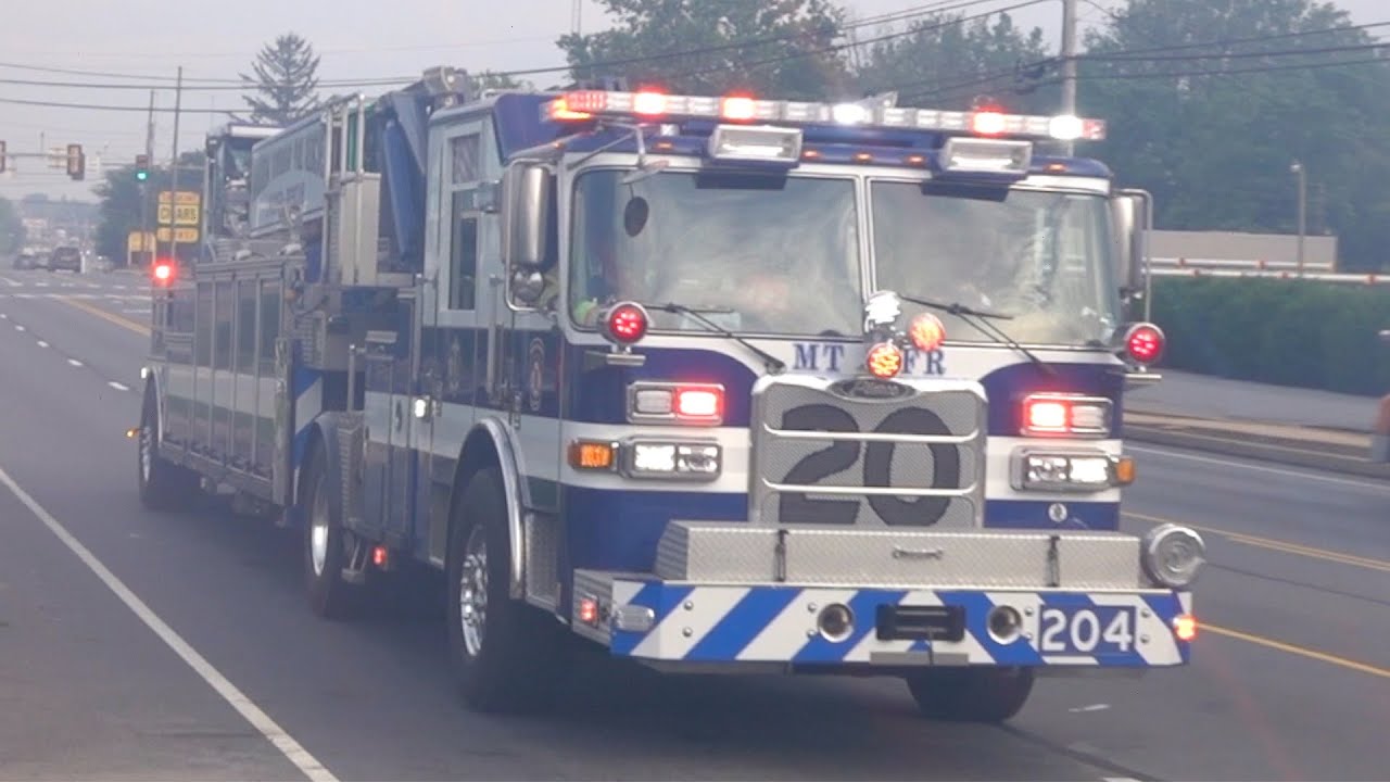 Manheim Township Fire Rescue Truck 204 & Lafayette Fire Company Engine ...