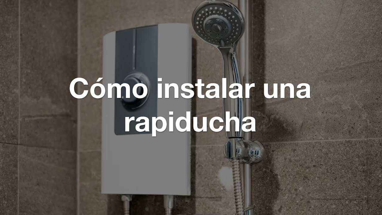 Cómo instalar una rapiducha 🚿 - YouTube