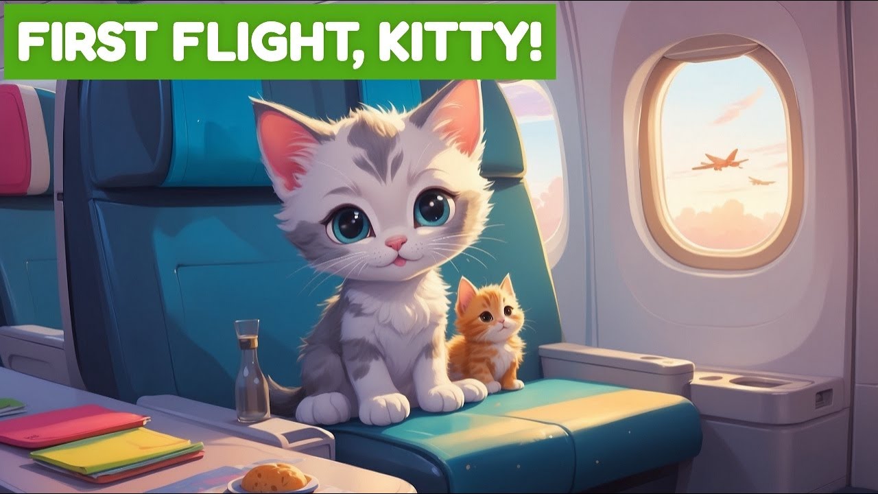 First Flight, Kitty | Kids Songs | Toddler Songs About Cats and Flying ...