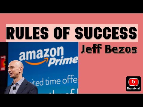 10 Rules of success by Jeff Bezos,AMAZON.motivation tamil - YouTube