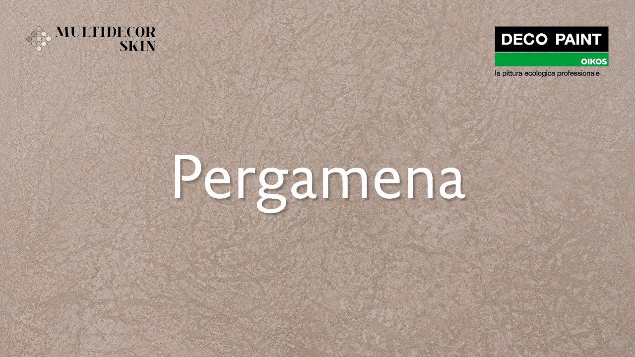 MULTIDECOR SKIN EFFETTO PERGAMENA - YouTube