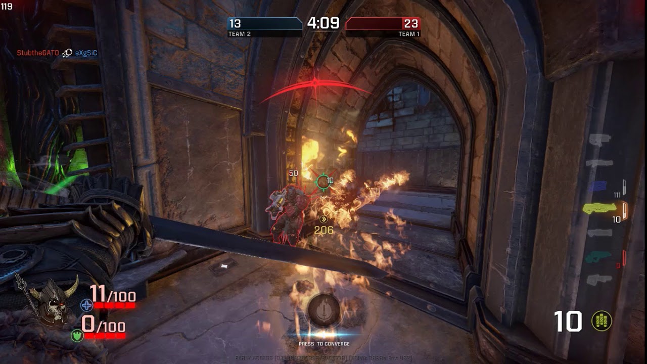 Quake Champions 2018 Death Knight 4v4 - YouTube