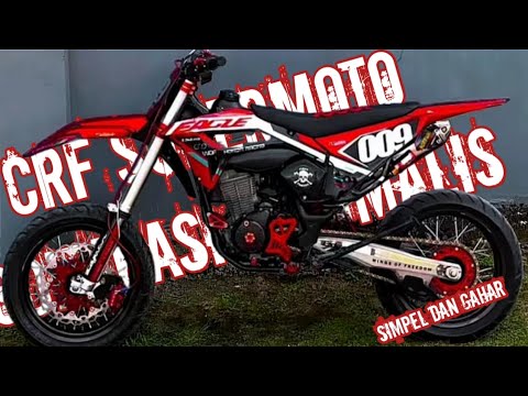 Modifikasi Crf supermoto | Simpel nampak mbois - YouTube