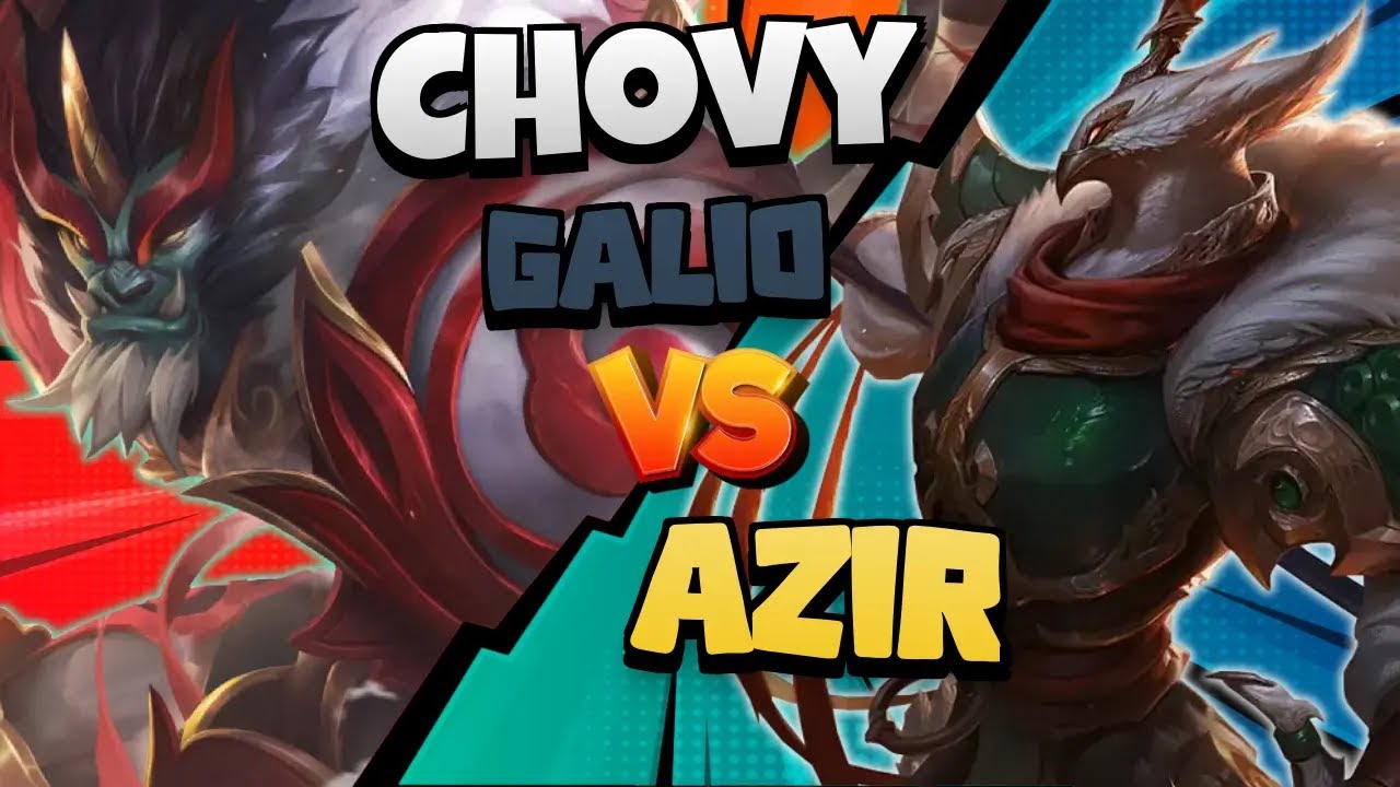 GEN Chovy Galio vs Azir | 15.3.654.407 - YouTube