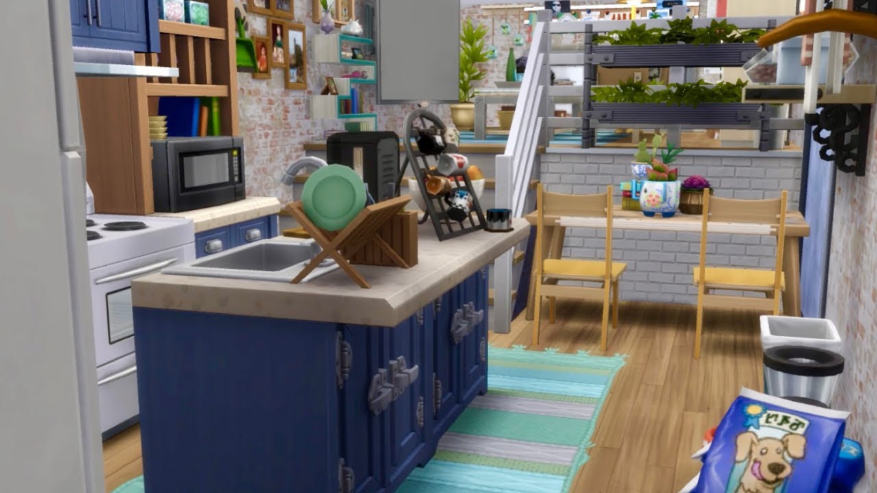 I renovated the WORST apartment in The Sims 4 | SPEED BUILD - YouTube