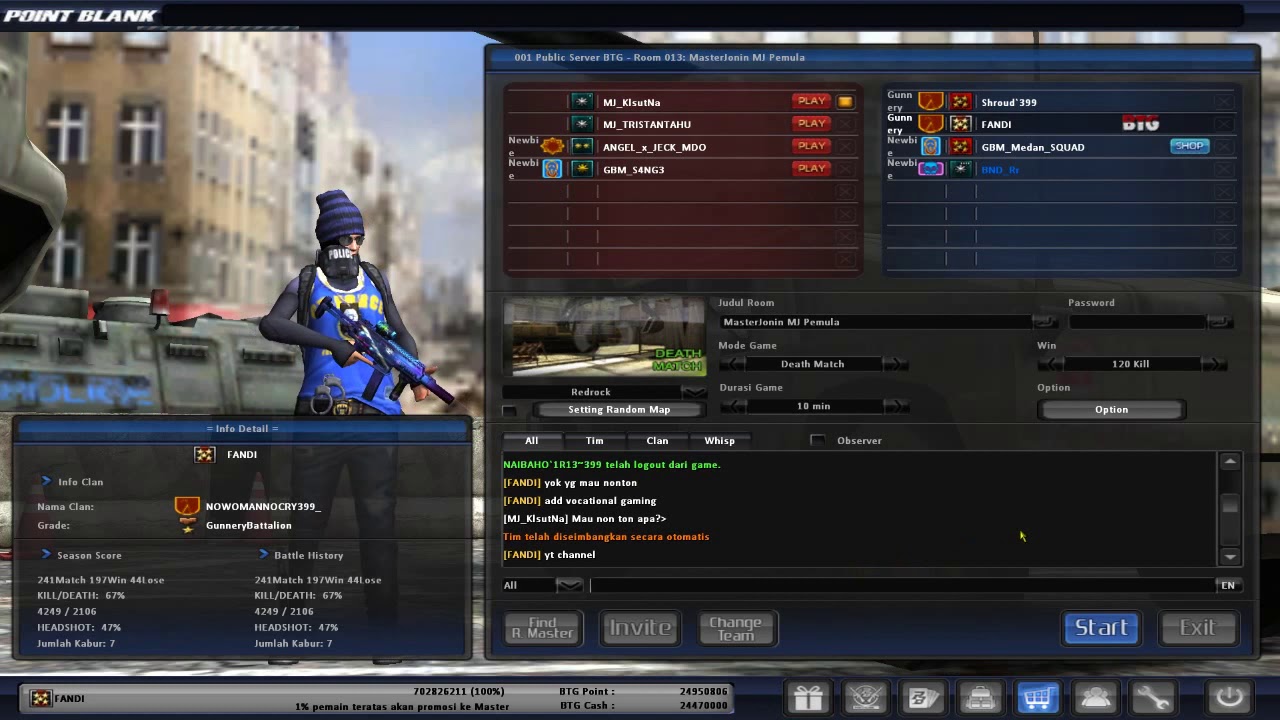 Point Blank anti Cheateeer Salinan dari point blank gemscool - YouTube