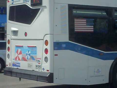 Long Island Bus: 1765 Orion VII NG CNG on N41 - YouTube