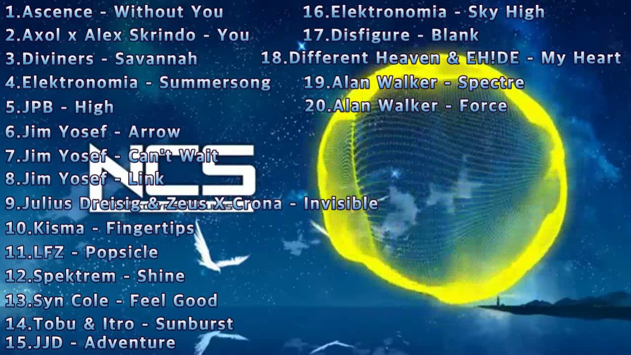 Exciting Songs 1 Hour Version Top 20 NCS(신나는 노래 1시간 버전 Top 20 NCS ...