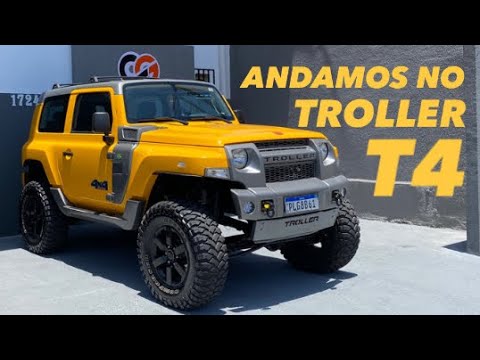 TESTAMOS UM TROLLER T4 AMARELO 2018 A VENDA. Pneu mud 35, Remap stage ...