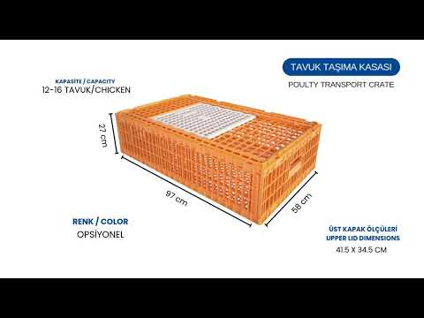 Oktek Tavuk Taşıma Kasası (Chicken Transport Create)