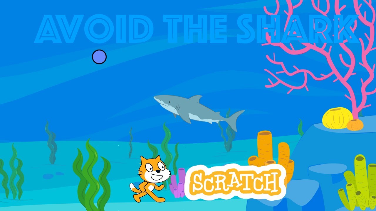 Avoid the shark - How to a make a avoid game - YouTube