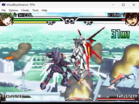 Mobile Suit Gundam Seed Destiny (Gameboy Advance) - Blitz Gundam Longest Kick Combo