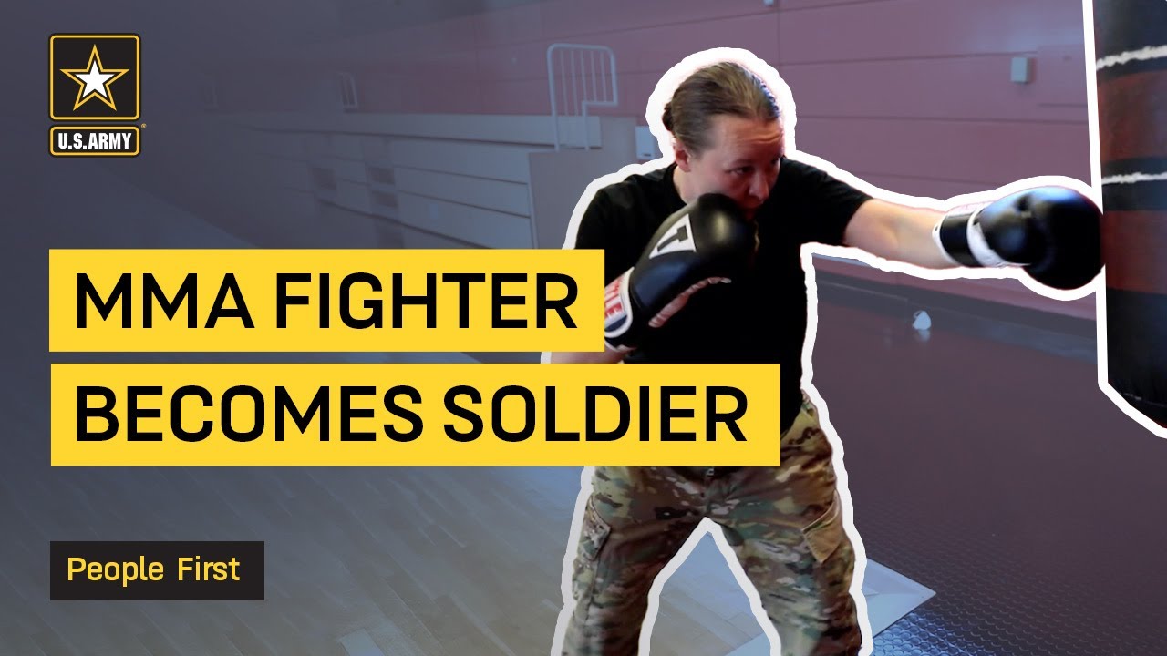 MMA Fighter Finds Purpose in Army Uniform - YouTube