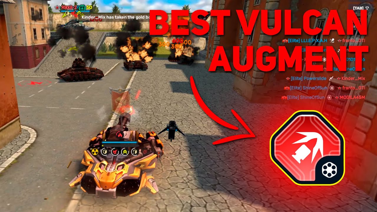 Tanki Online - Vulcan Large Caliber Highlights | Best Augments Montage ...