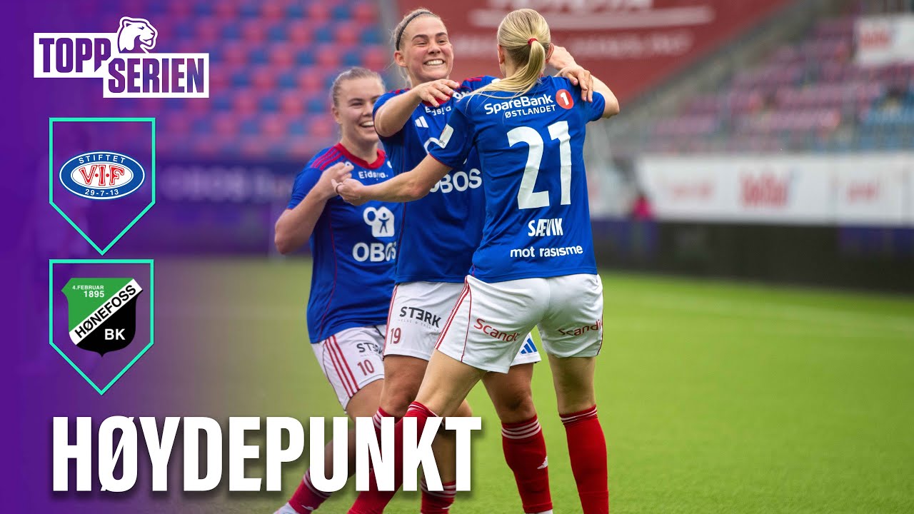 Sævik-hattrick i Bjeldes avskjedskamp | Vålerenga v Hønefoss Høydepunkter | Toppserien 2025 ...