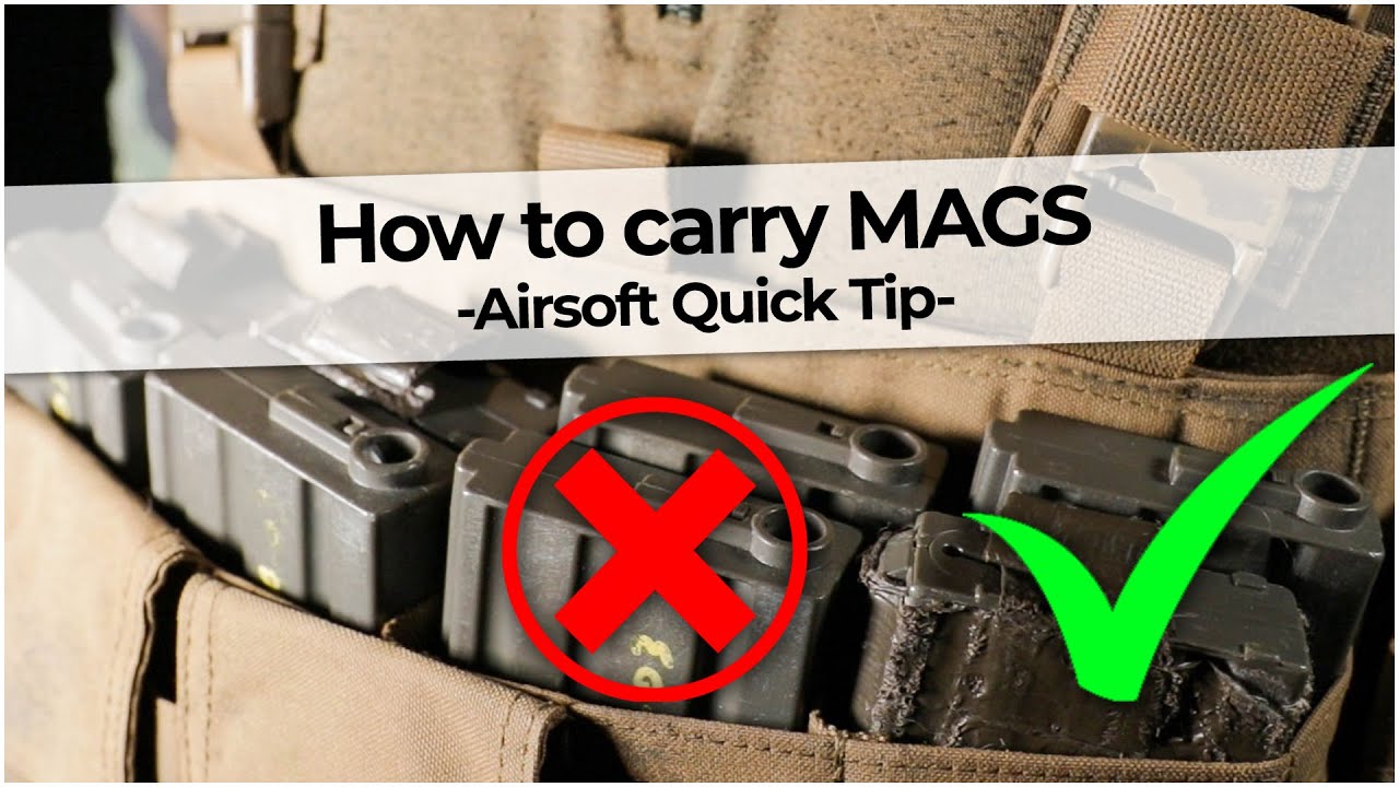 How to carry MAGS - Airsoft Quick Tip - YouTube