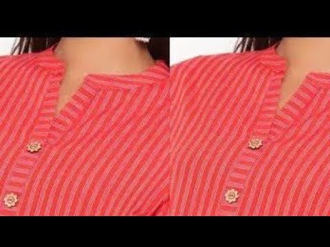 v gala neck design cutting and stitching💥neck gala design cutting and ...