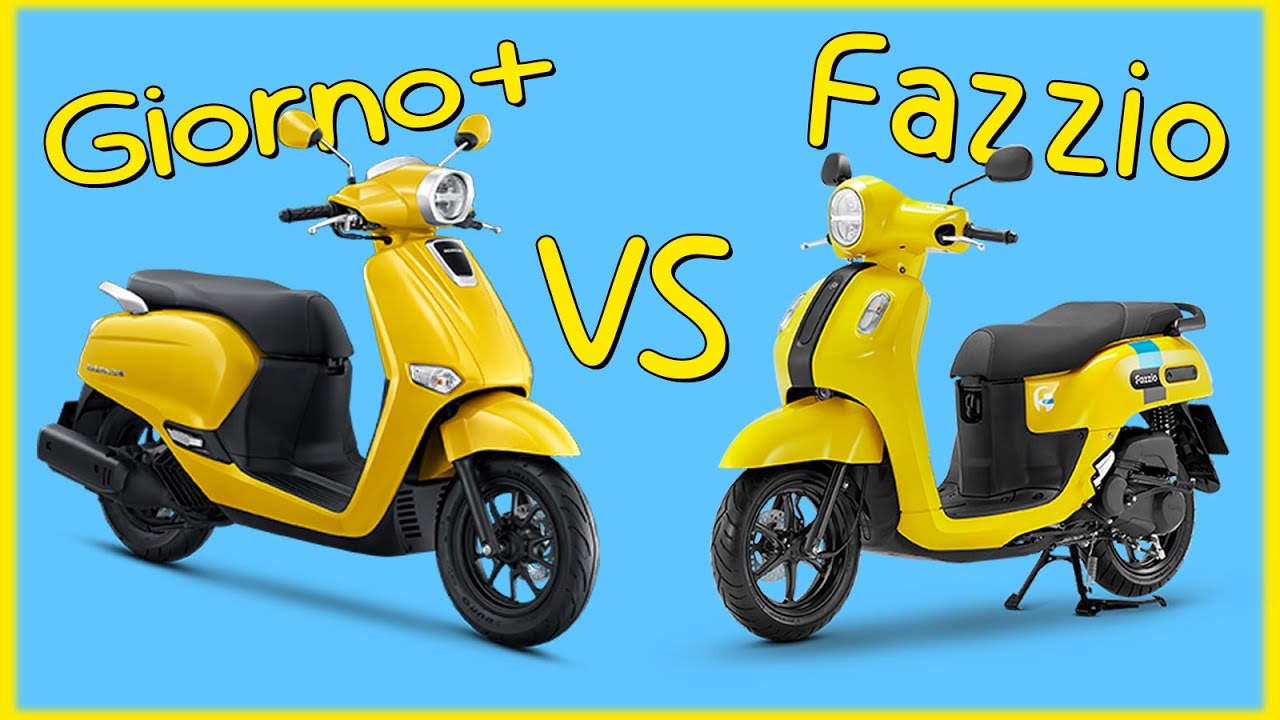 Honda Giorno+ เทียบกับ Yamaha Fazzio ได้ใช่ไหมอ่ะ !? - YouTube