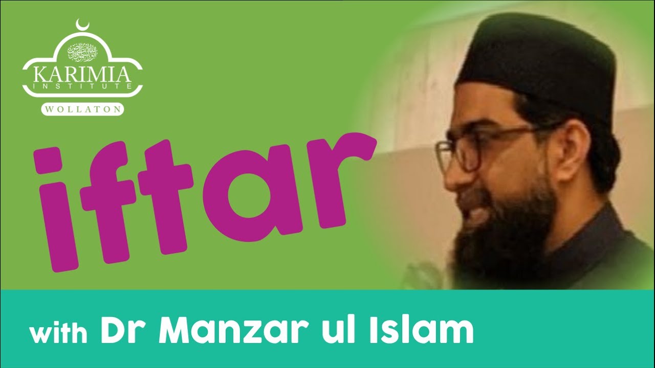 Iftar programme with Dr Manzar ul Islam, Director) Islamic center Las ...