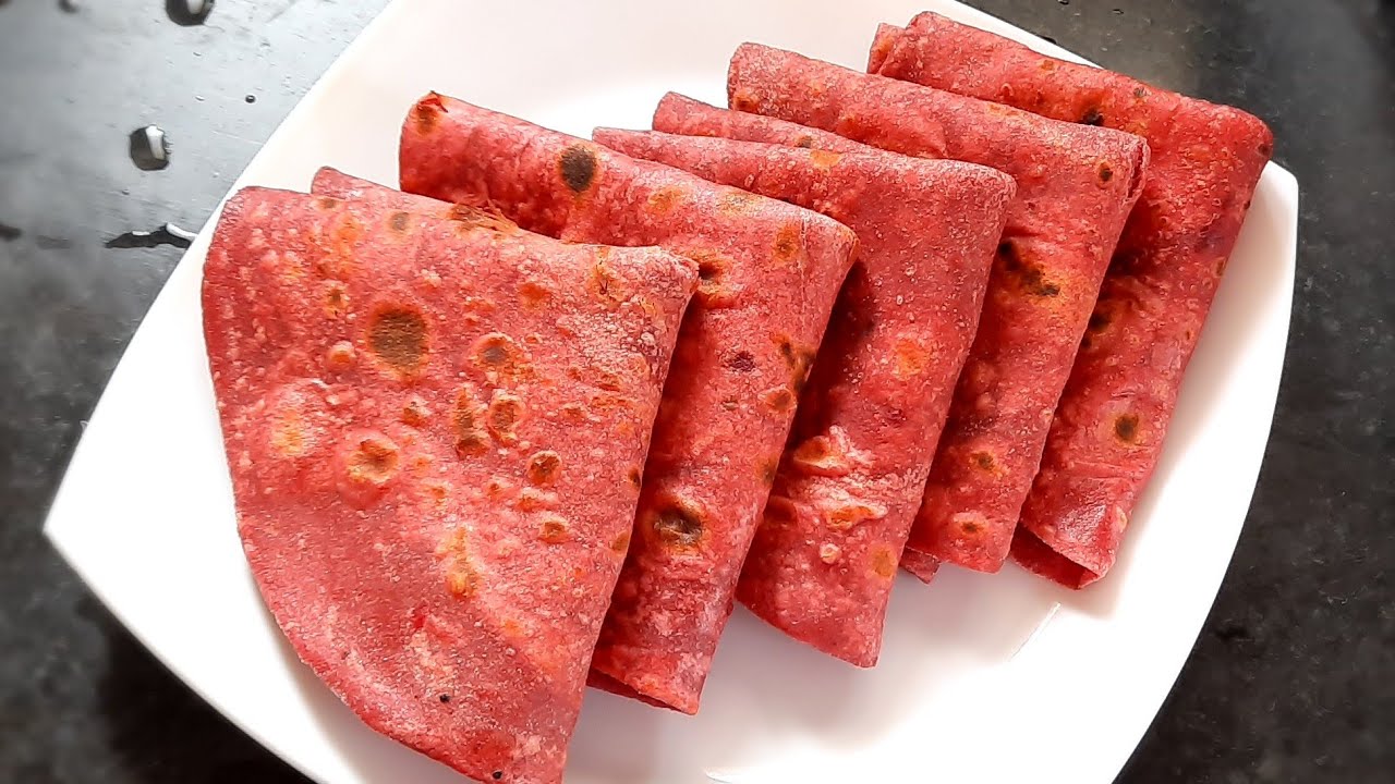 Tasty & Healthy Beetroot chapathi||Simple breakfast recipe||RK KITCHEN ...