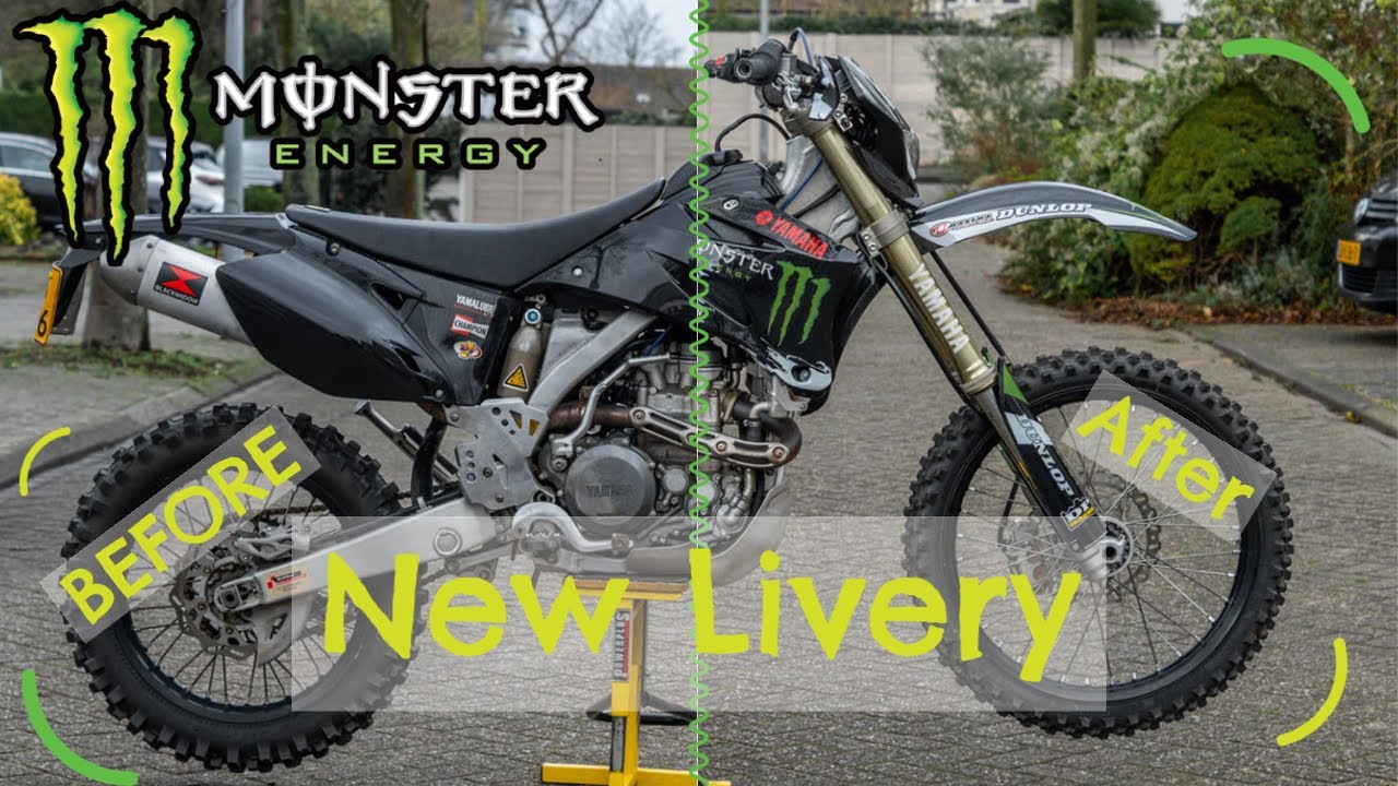 Yamaha WR 450 F GRAPHIC KIT INSTALL | Supermoto Conversion build ...