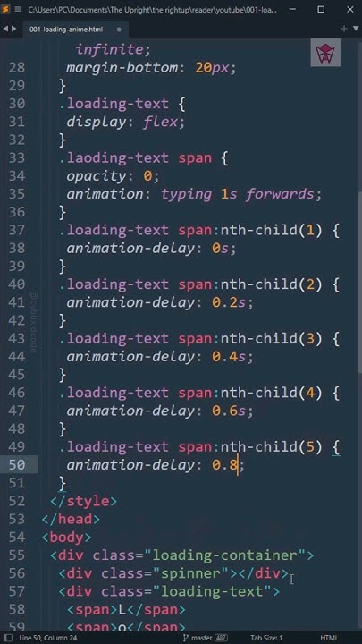 LOADING ANIMATION | html&css | #shorts #viralvideo #trending #code #web #webdevelopment # ...