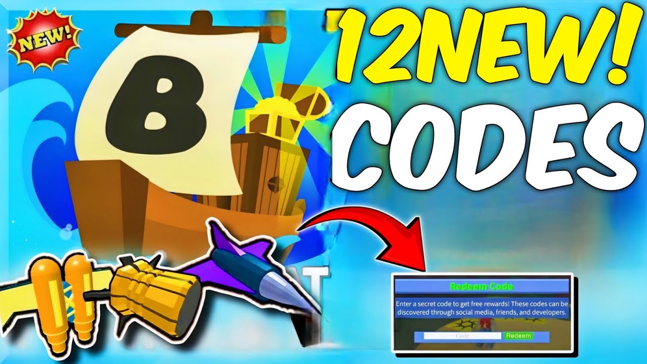 ⚠️NEW⚡CODES⚠️BUILD A BOAT FOR TREASURE ROBLOX CODES JANUARY 2025 ...