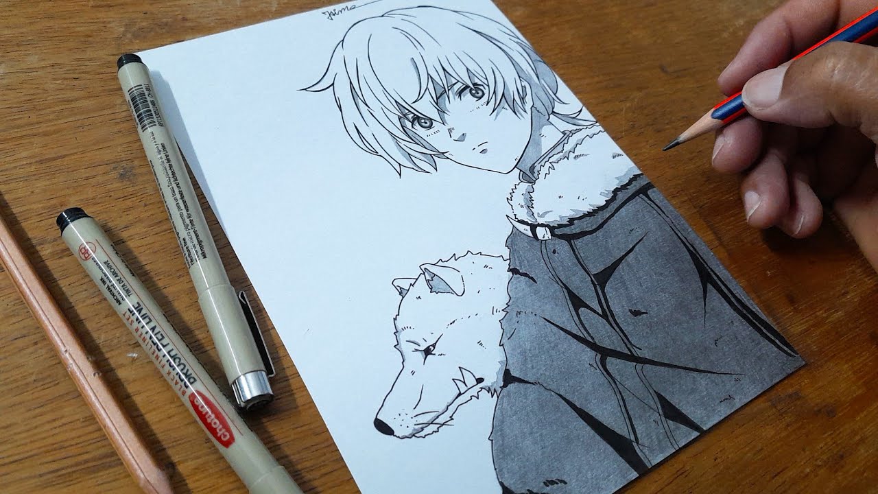Drawing Fushi (To Your Eternity) - YouTube