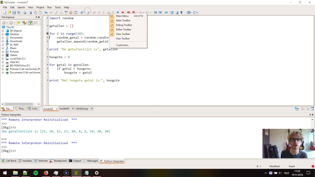 Debuggen in Python - YouTube