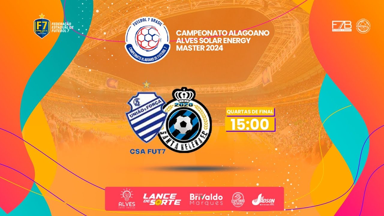 CAMPEONATO ALAGOANO ALVES SOLAR ENERGY MASTER +35 2024 - CSA FUT7 X ...