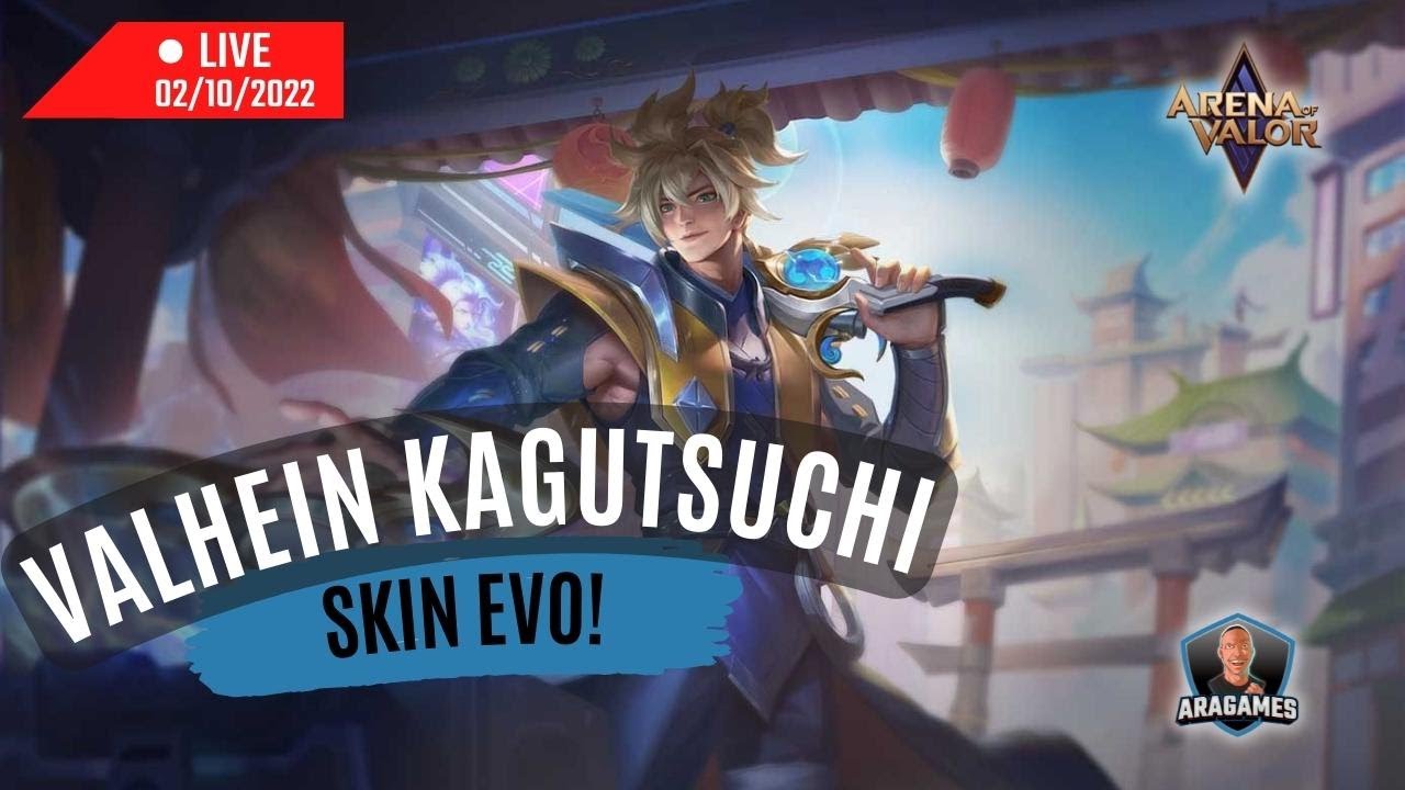 CONHEÇA A SKIN VALHEIN KAGUTSUCHI! SKIN EVO ARENA OF VALOR! | AoV / ROV ...
