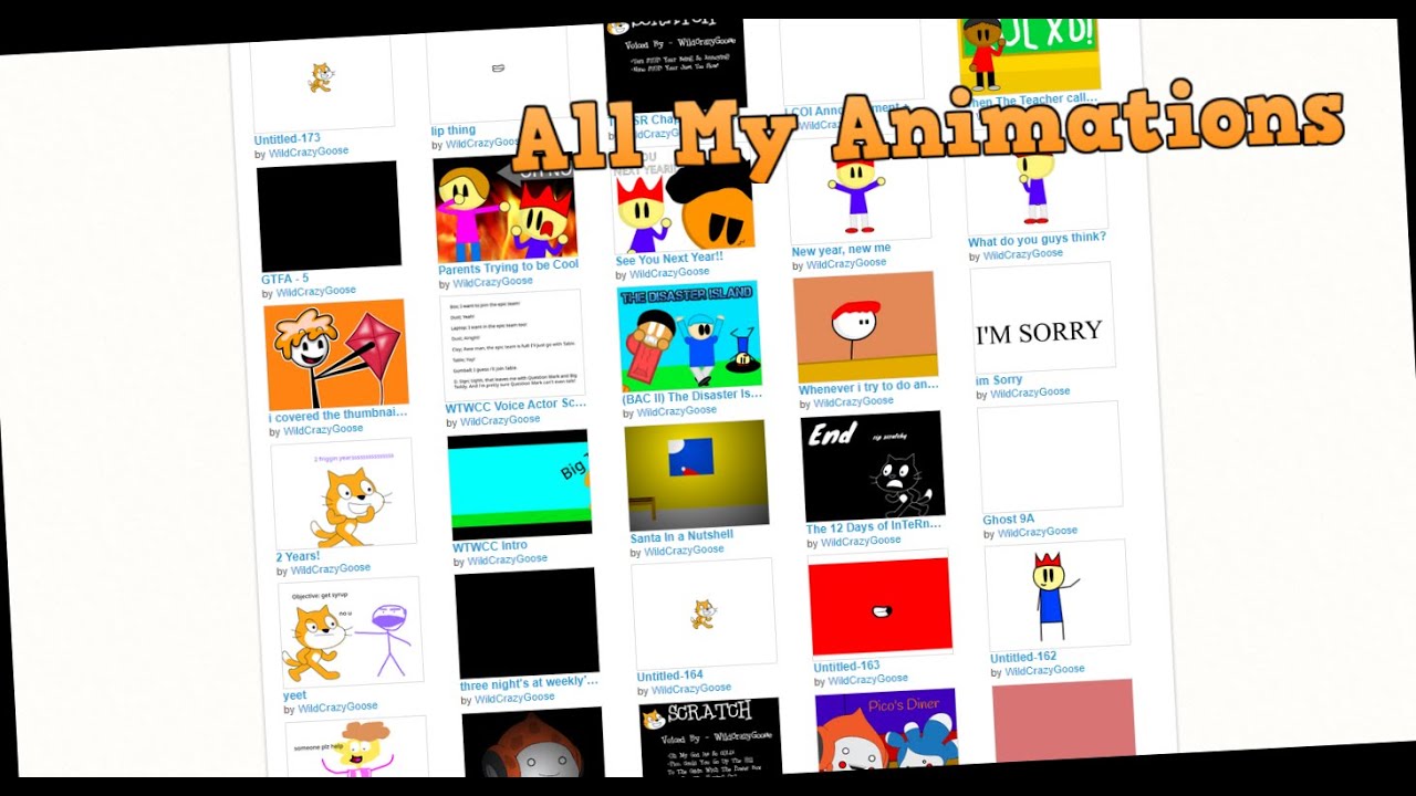 All My Animations Part 1 - YouTube