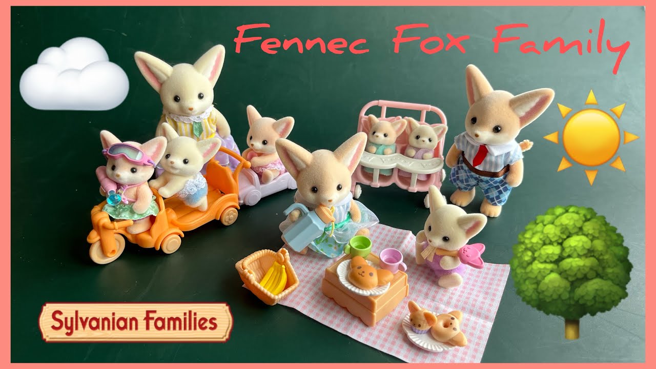 Fennec Fox Family [Sylvanian Families] [Calico Critters] [실바니안패밀리 ...