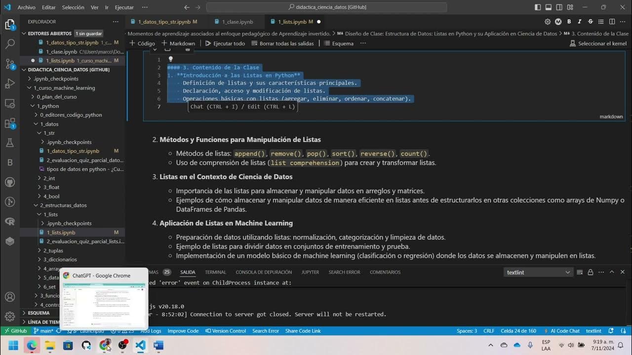 cómo aprender sobre listas como estructura de datos de python - YouTube