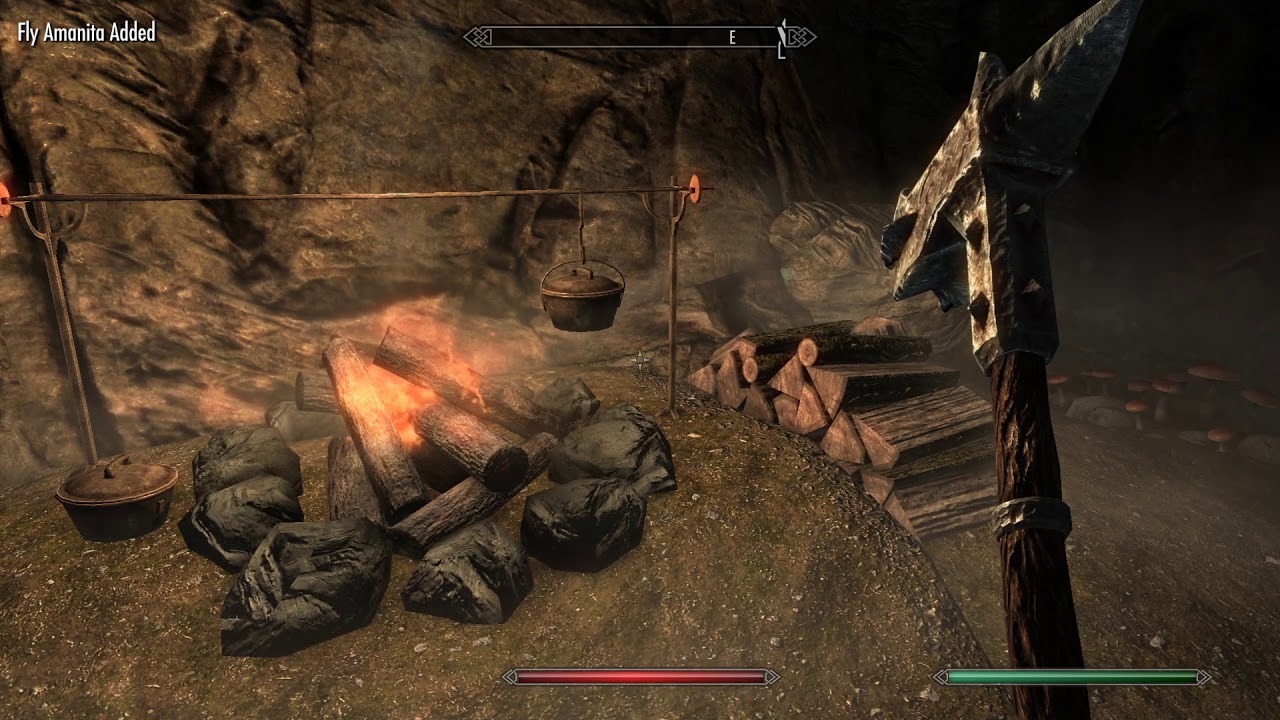 Embershard Mine | Skyrim Lets Play | Part 02 | No Commentary - YouTube