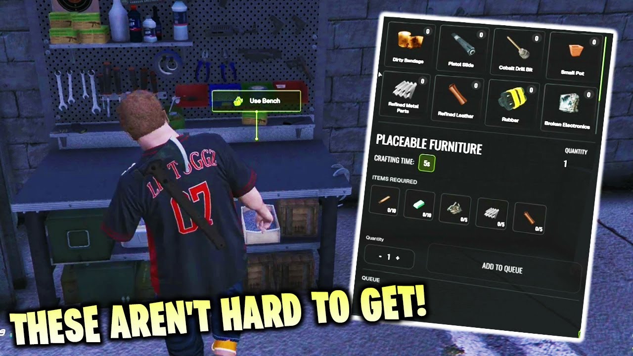 Tuggz Checks Out All The Items Needed to Craft a Gun Bench! | Prodigy 2 ...