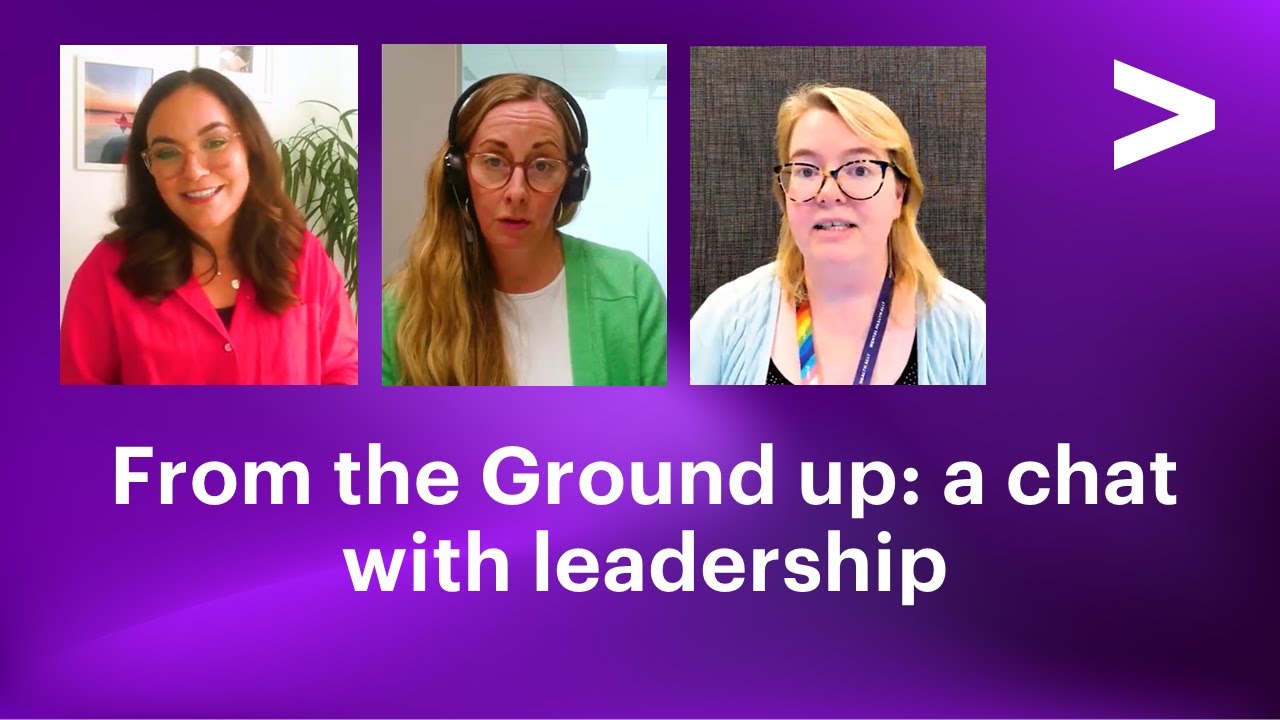 From the ground up: a chat with leadership - YouTube