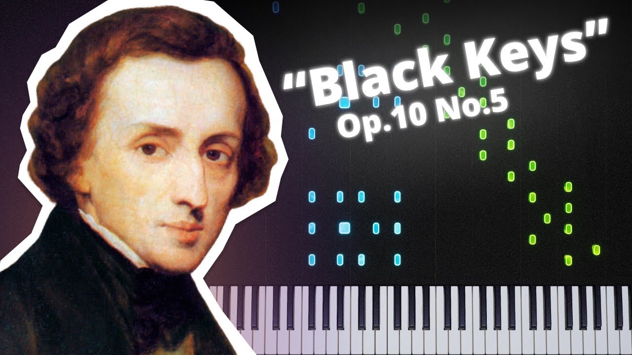 “Black Keys“ Étude Op. 10 No. 5 - Chopin (Piano Tutorial) - YouTube