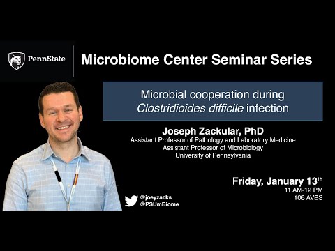 Microbial cooperation during C. difficile infection | Joe Zackular, PhD ...