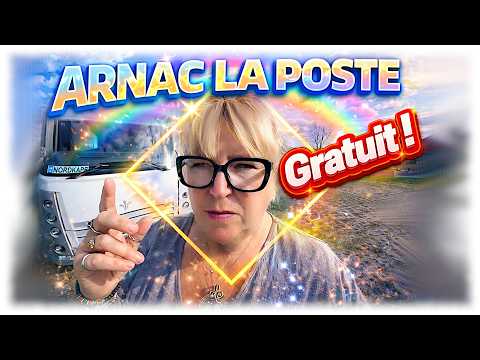 ARNAC-LA-POSTE : Un village au nom insolite et une aire GRATUITE au top #CampingCar  #ArnacLaPoste