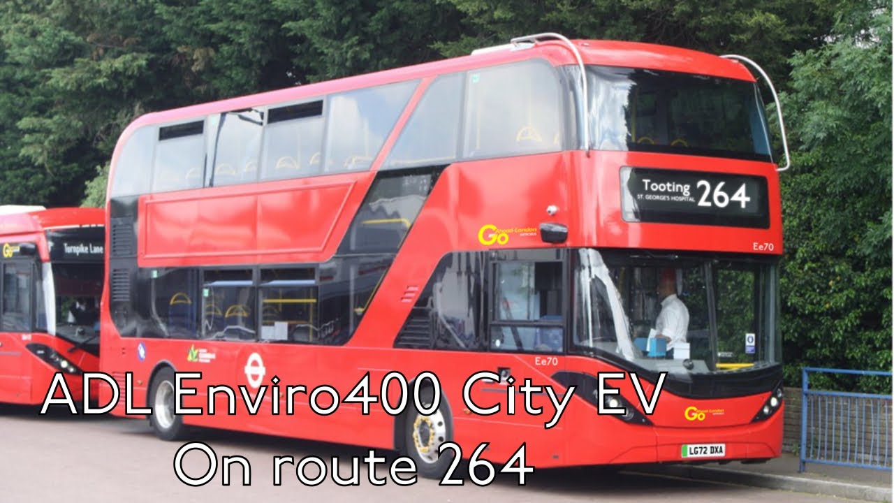 Metrobus Enviro400 City EV on Route 264 - Bus Edit Timelapse - YouTube
