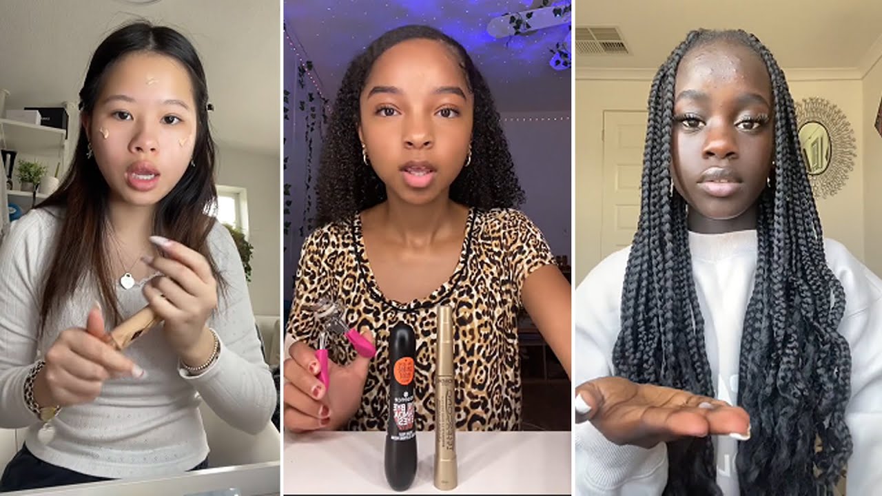 GRWM ( Get Ready With Me ) Makeup Tutorial Tiktok Compilation ️(Skincare, Makeup, Outfits) 491🥰 ...