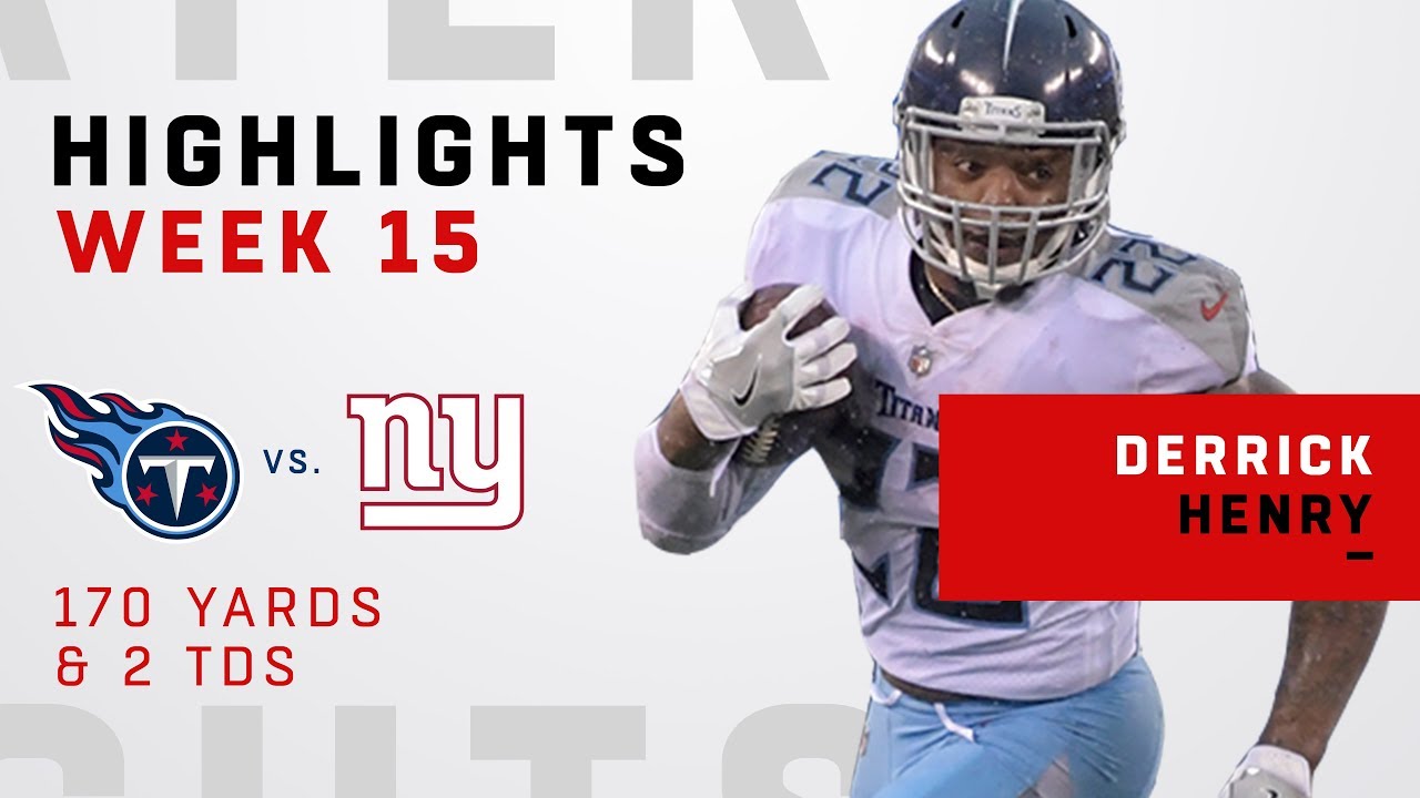Another MONSTER Game for Derrick Henry w/ 170 Yards & 2 TDs! - YouTube