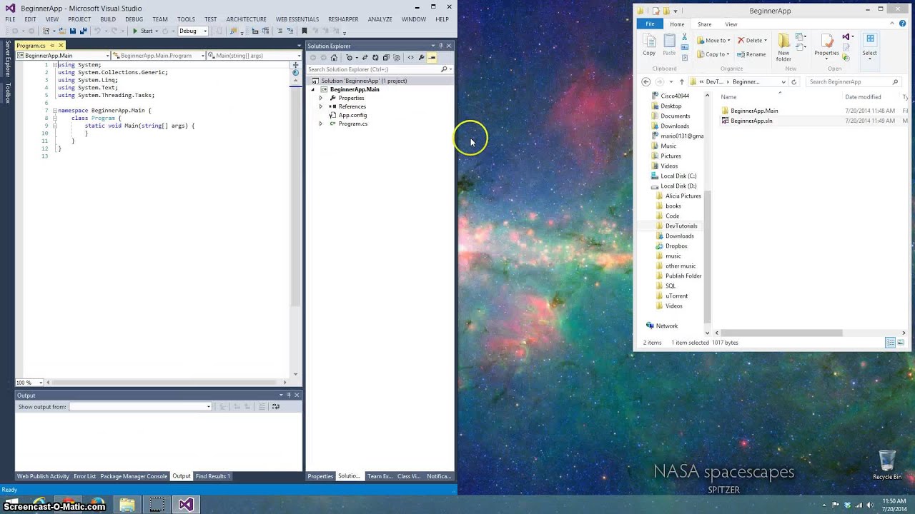 Visual Studio 2013 Crash Course - YouTube
