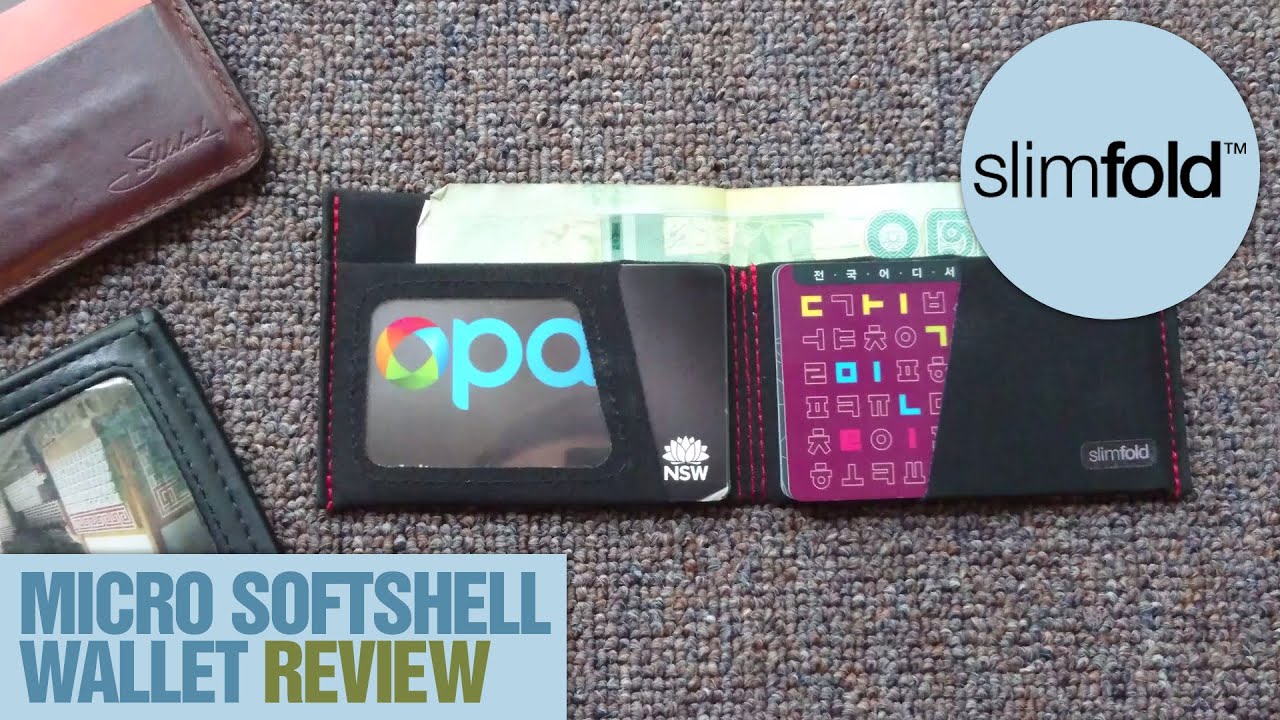 Slimfold Micro Softshell Wallet Review - YouTube