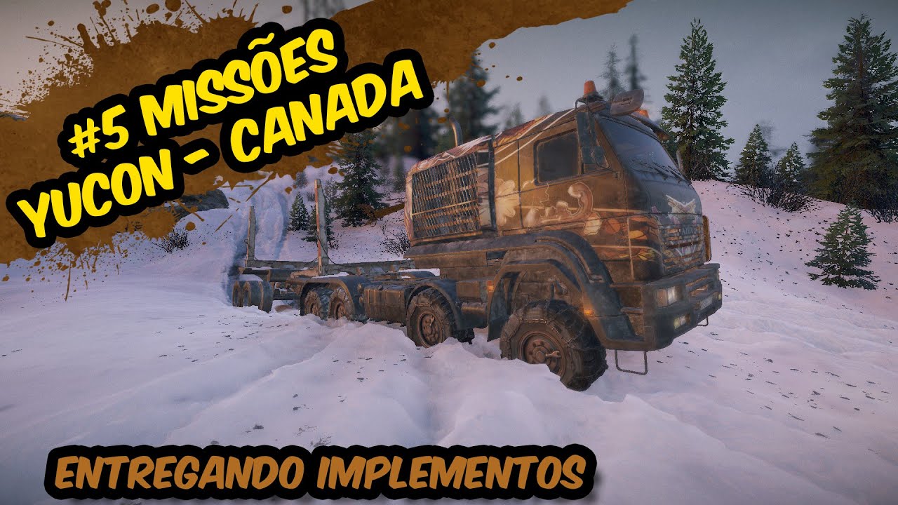 #4 Missões em Yucon - Canada - Snowrunner - Boar 45318 - YouTube