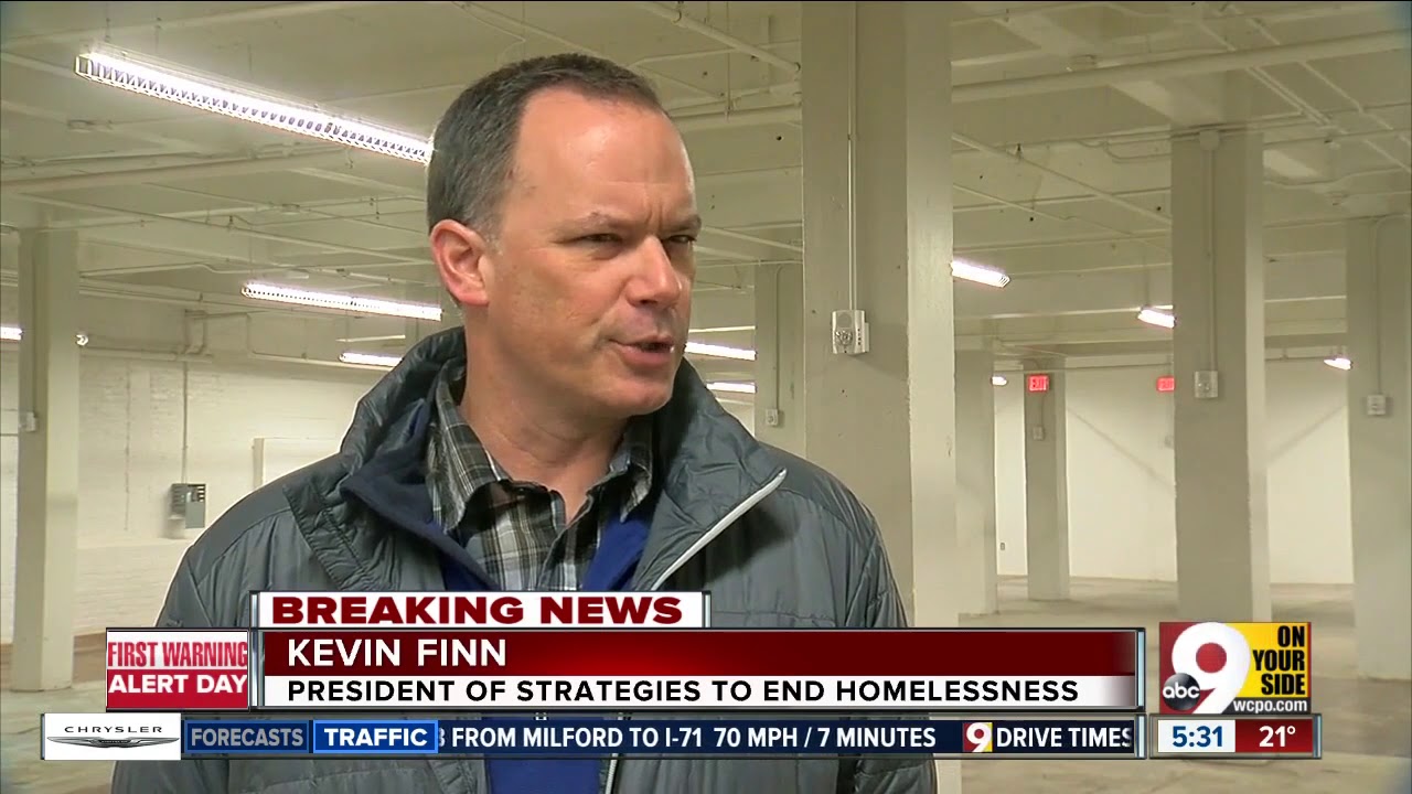 Cincinnati's winter homeless shelter opens for season - YouTube