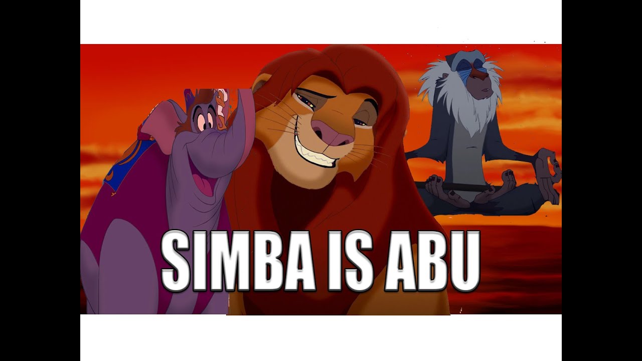 Simba is Abu??!! (Lion King and Aladdin) - YouTube